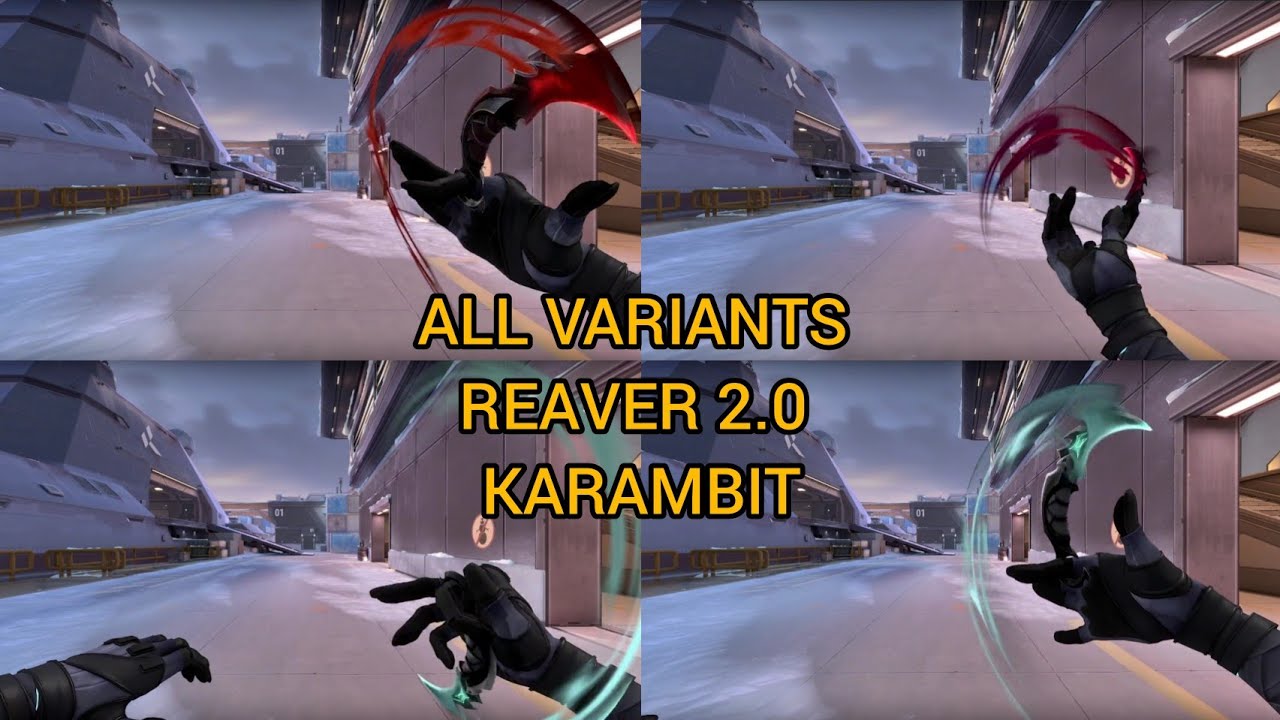 Reaver 2.0 Karambit All Variants || Reaver 2.0 Karambit Gameplay - YouTube