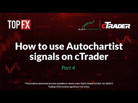 Become a cTrader Master - part 4 - Trading using Autochartist tool - YouTube