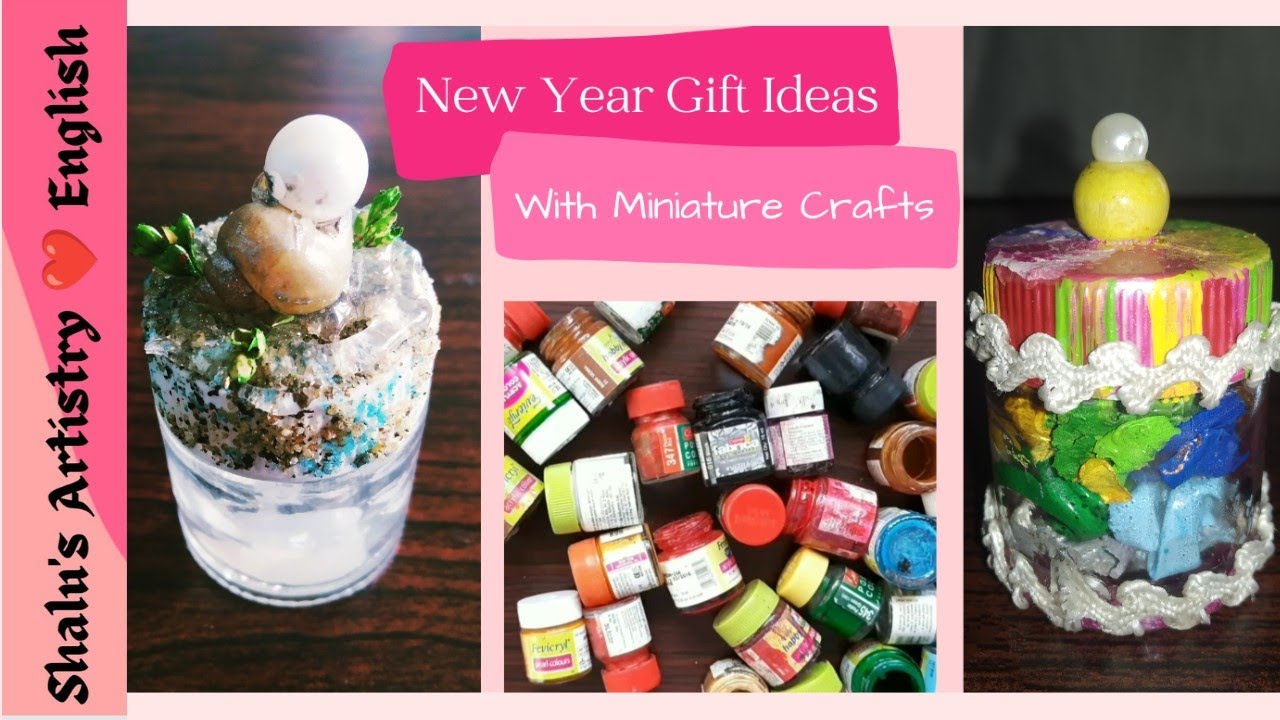 Miniature Craft| Paper Weight Making Using Paint Bottles #miniature # ...