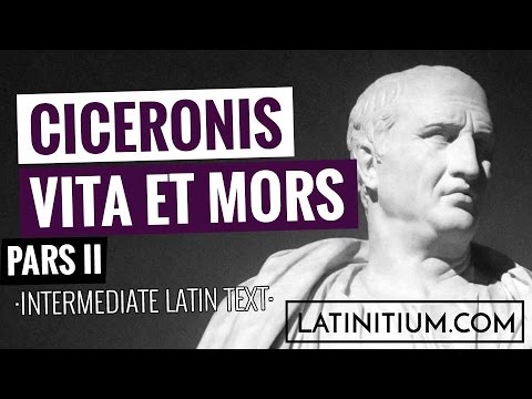 Latin texts – The life and death of Cicero | Learn Latin | #21 - YouTube