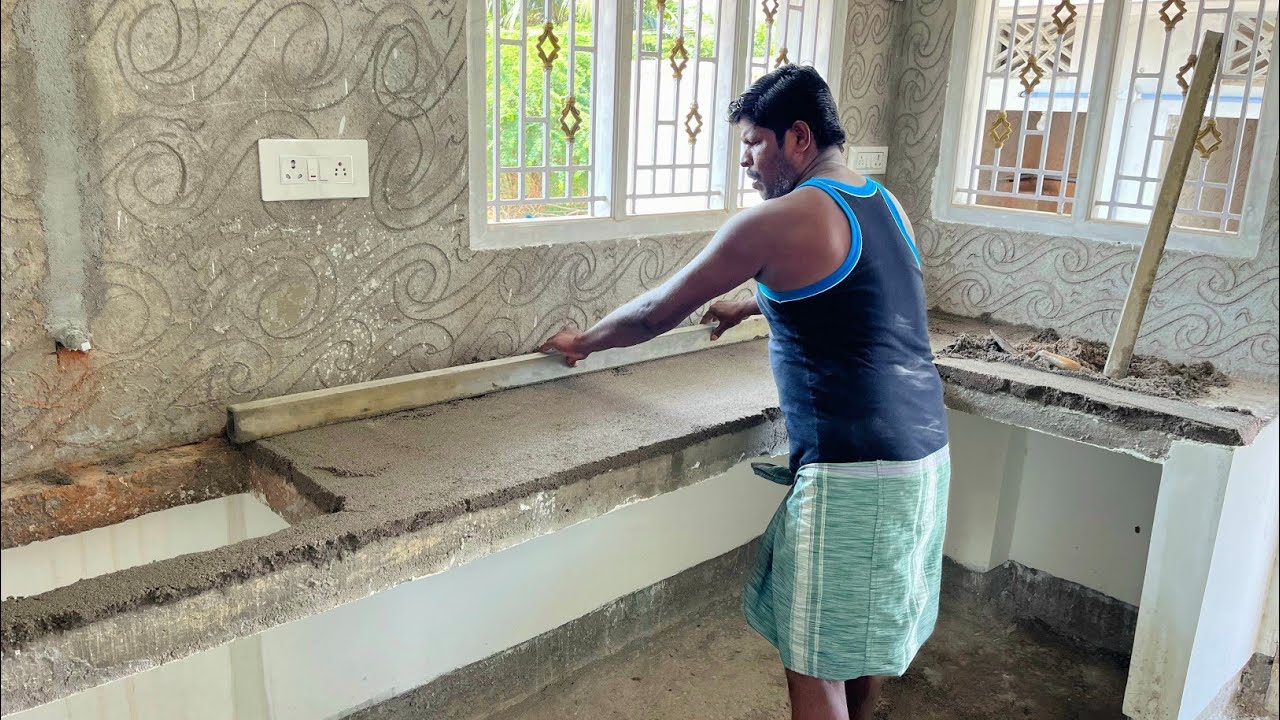 Techniques of Granite Easy Installation on Kitchen Table|Countertop ...