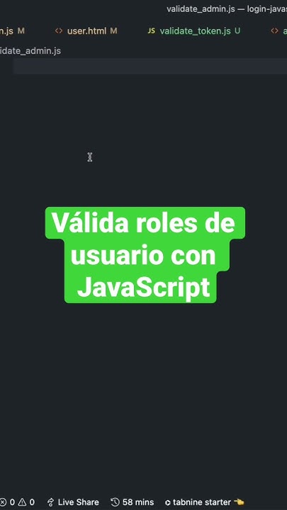 🤔 Cómo validar login y roles de usuario con JavaScript paso a paso - YouTube