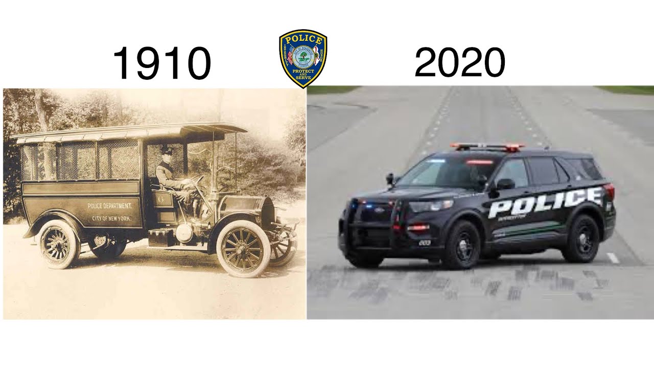 Evolution of police cars - YouTube