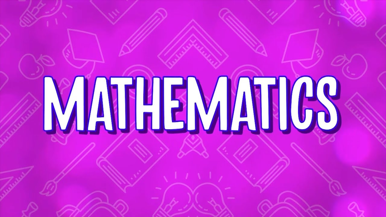 Mathematics Lesson #1 - S.E.A Time - YouTube