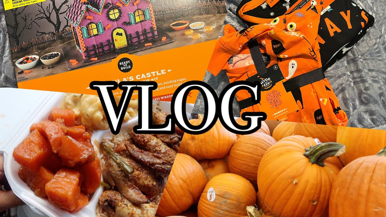 ACE AND CHLOE VLOG| PUMPKIN SHOPPING | COOKING | MATCHING PAJAMAS ...