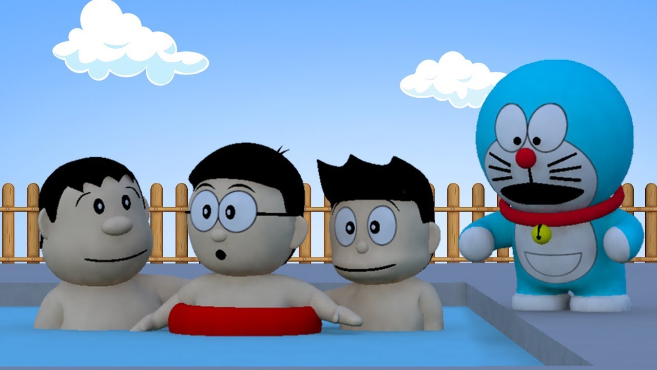 Doremon in Hindi - Nobeta duba swiming Pool me ( Ep-02 ) - YouTube
