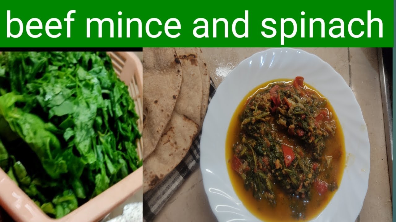 Beef qeema palak recipe | How to make beef mince spinach | keema palak ...