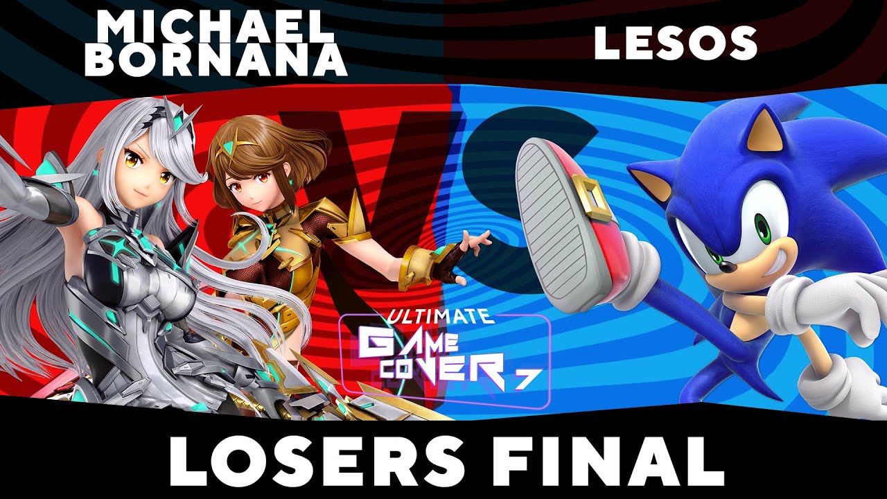 Losers Final - Ultimate Game Cover 7 - LeSoS (Sonic) vs Michael Bornana ...