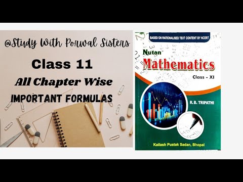 class 11th maths all chapter wise all important formulas #maths # ...