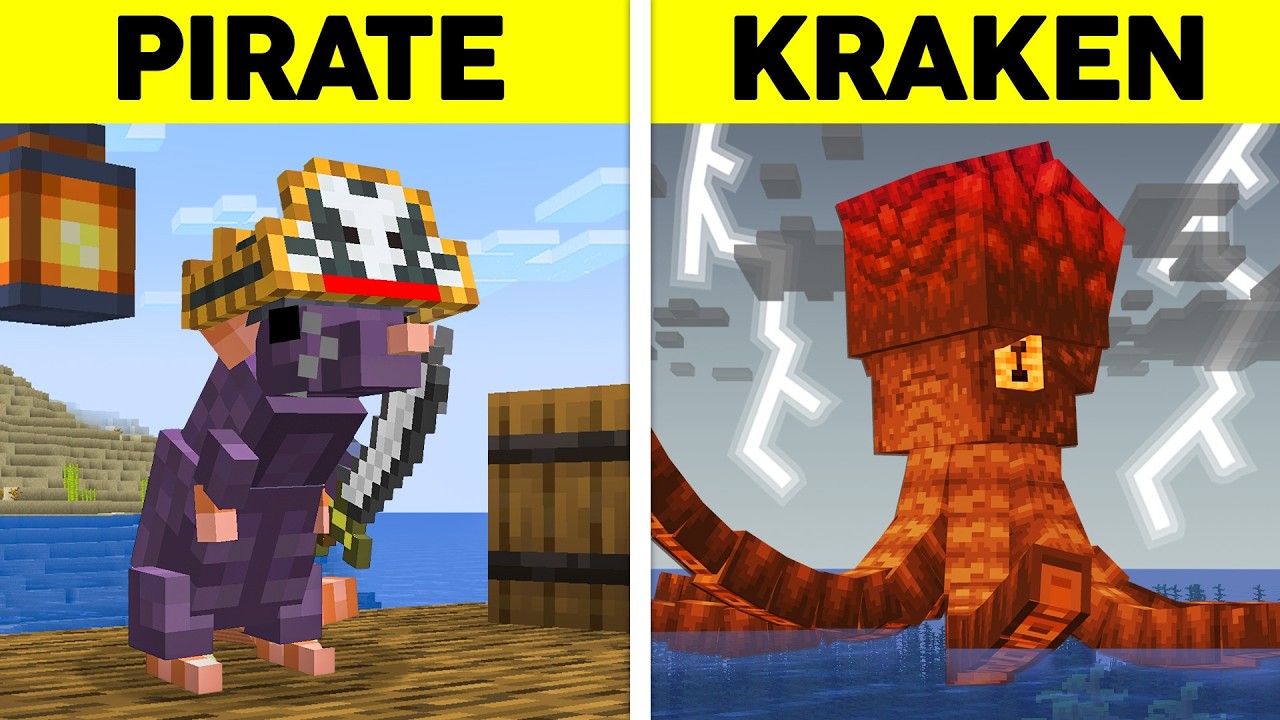 43 Ocean Mobs Minecraft WON'T add! - YouTube