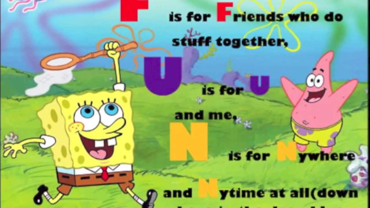 Spongebob Fun Song! - YouTube