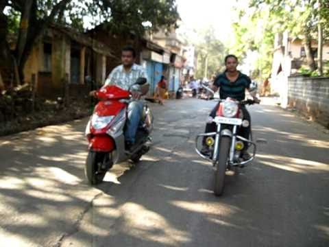 girl riding bullet - YouTube