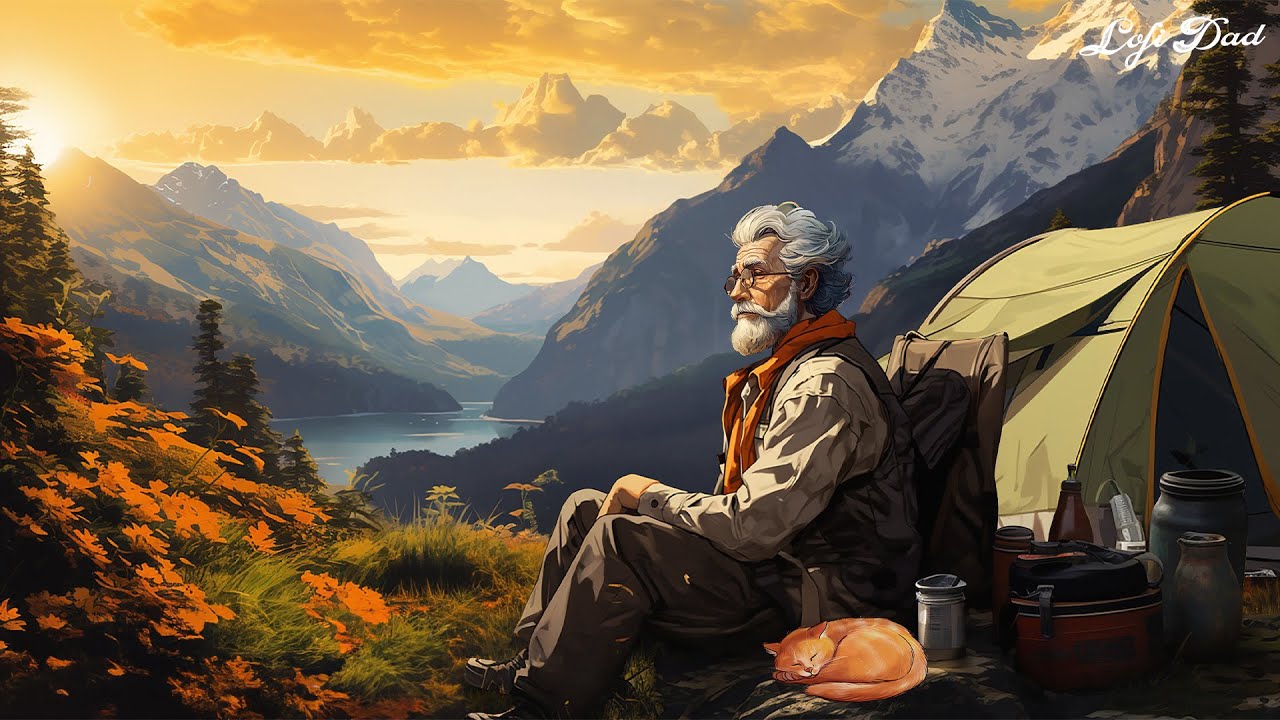 Lofi beats to chill/Relax to 🎶 Lofi hip hop radio ⛺ Camping with dad ...