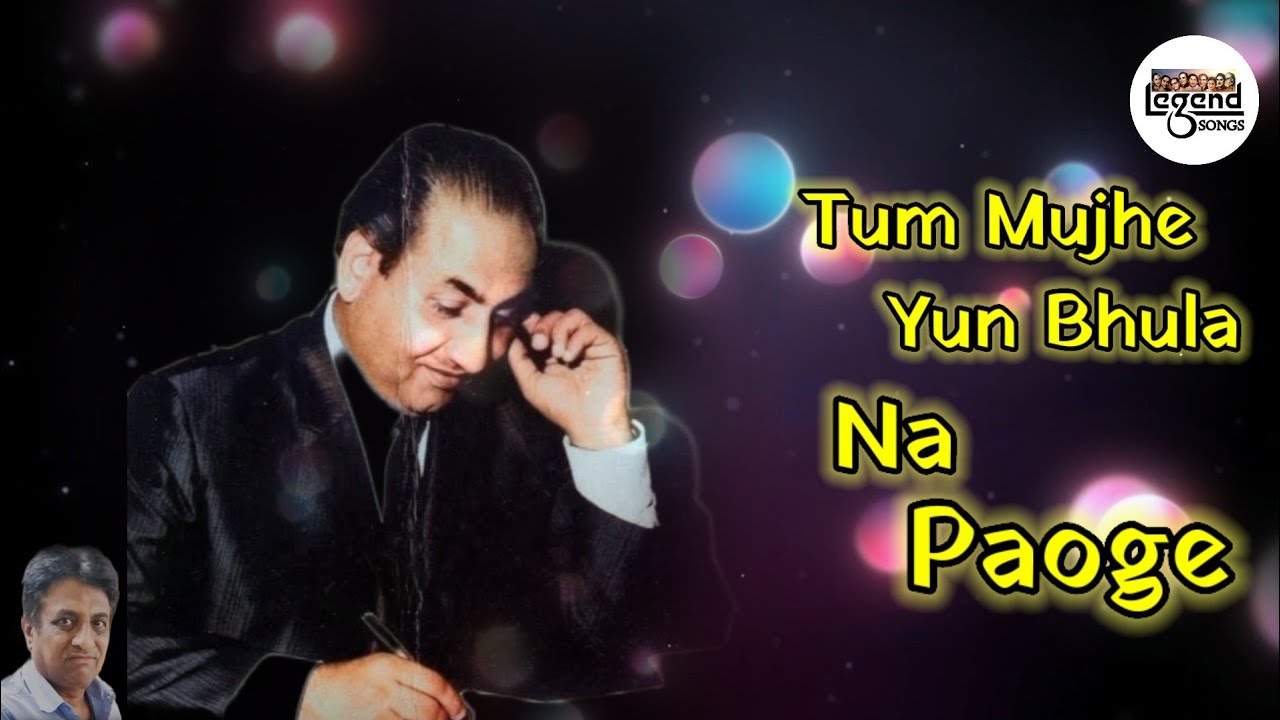 A Tribute To Mohammad Rafi |Tum Mujhe Yun Bhula Na Paoge | Pagla Kahin ...
