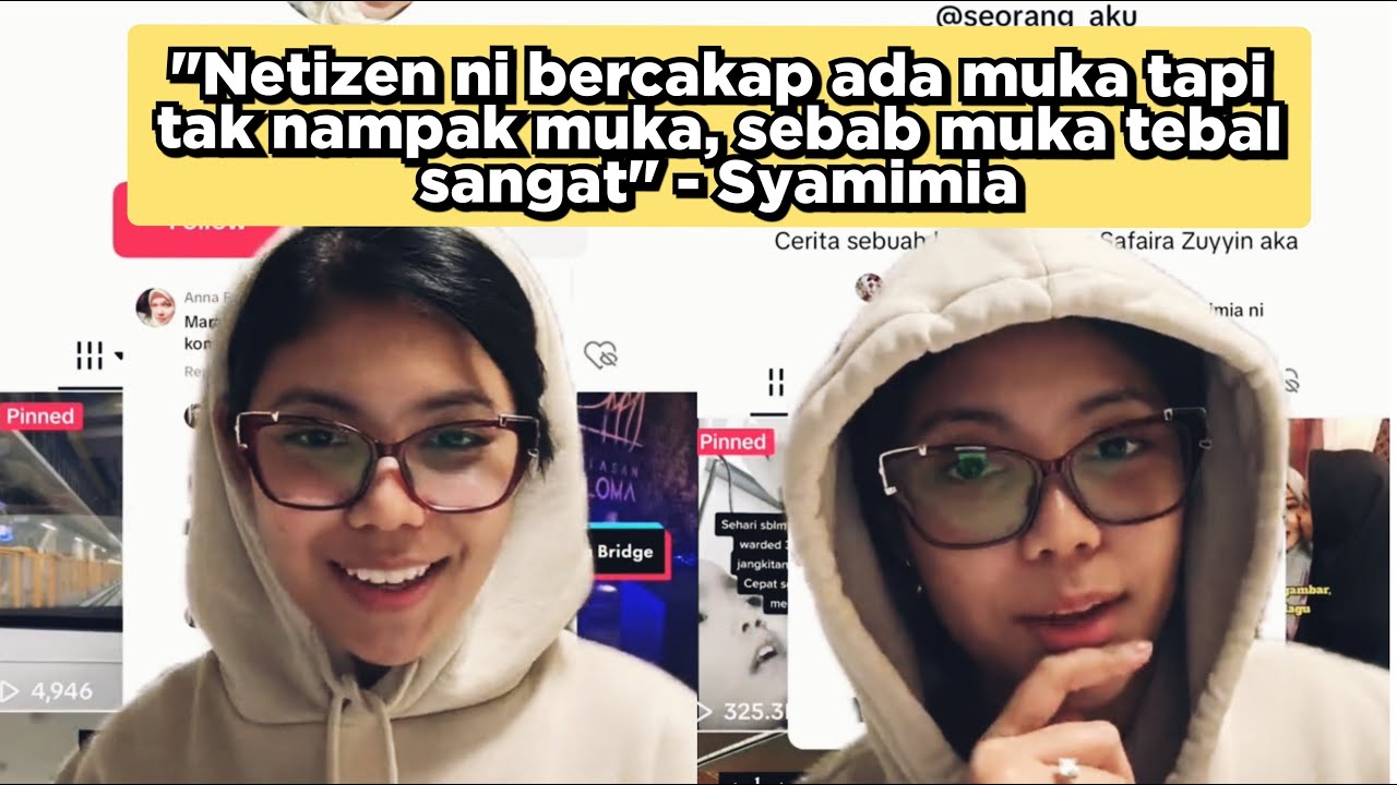 SYAMIMIA BERI RATING KOMEN TOKSIK NETIZEN - CUKUP PEDAS, CUKUP ...
