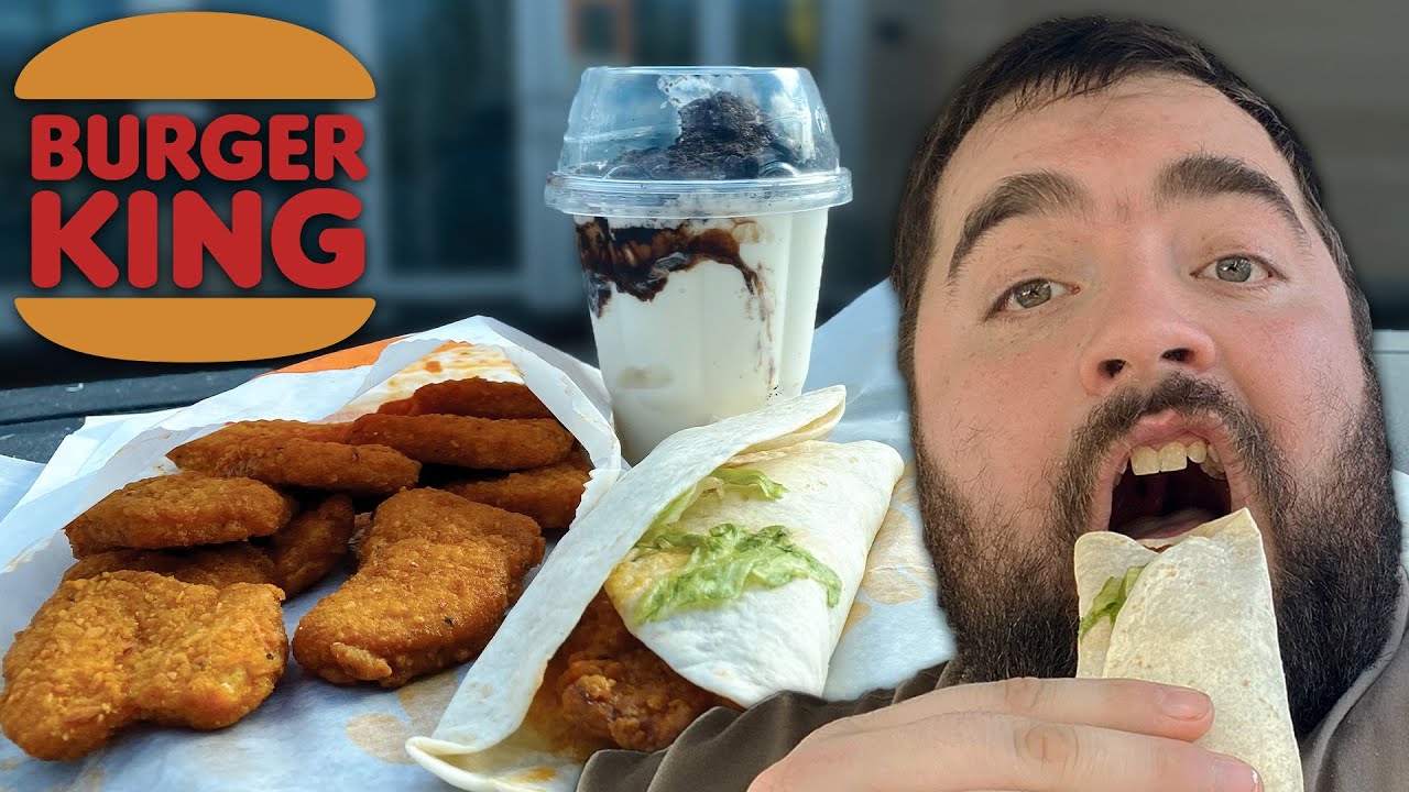 Burger King NEW Fiery Buffalo Chicken Nuggets & Royal Crispy Wrap & Po ...
