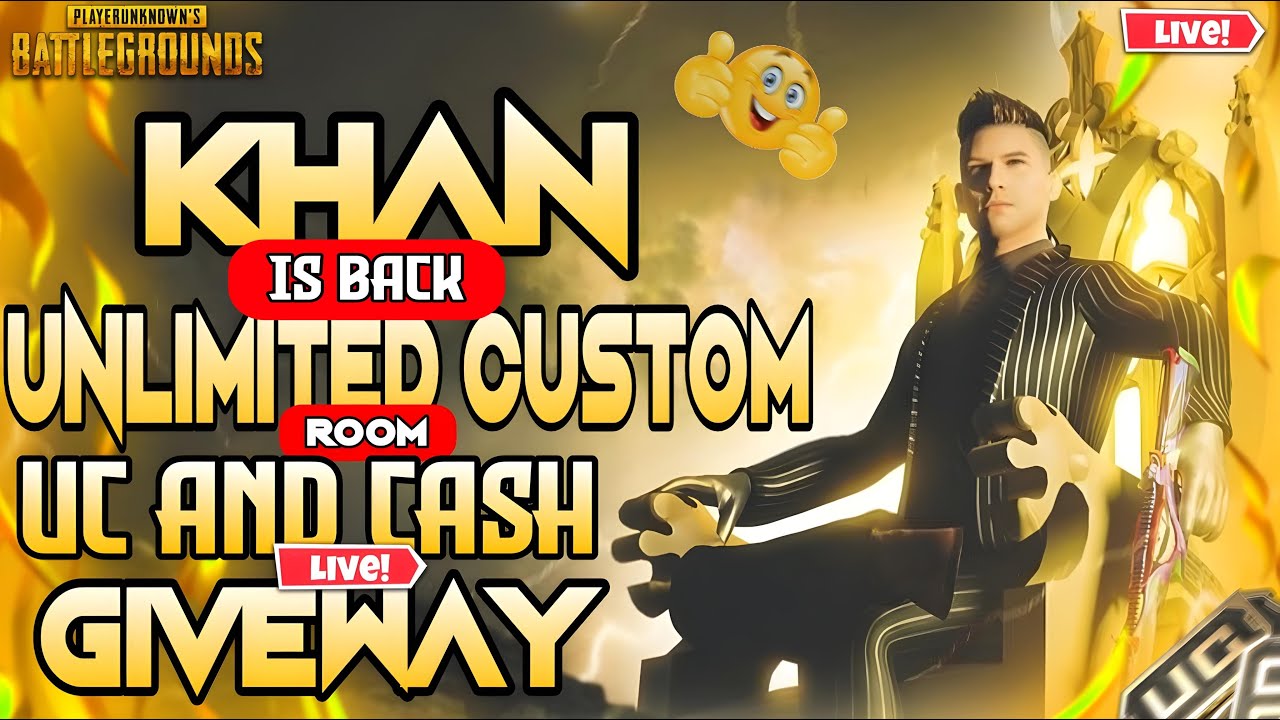 KHAN IS BACK UNLIMITED CUSTOMS ROOMS UC & CASH GIVEAWAY | LIVE STREAM WITH ITX KHAN YT - YouTube