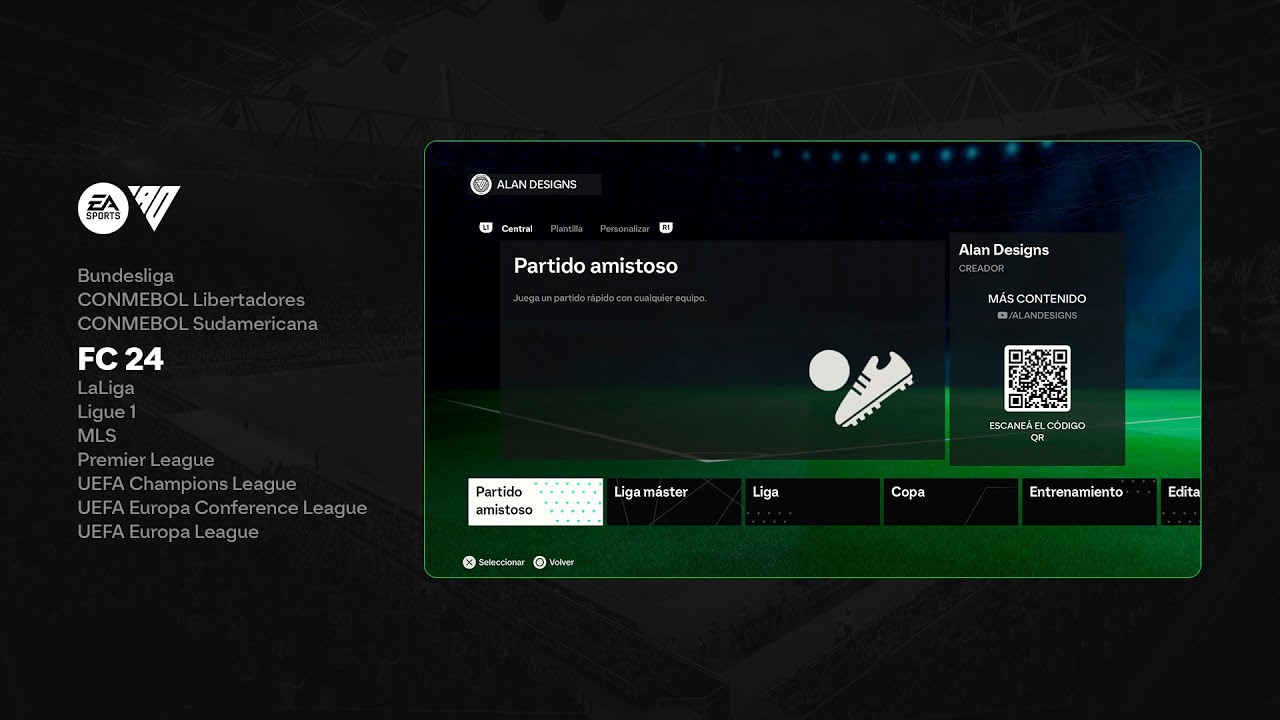 PES 6 Menú EA SPORTS FC™ 24 - YouTube