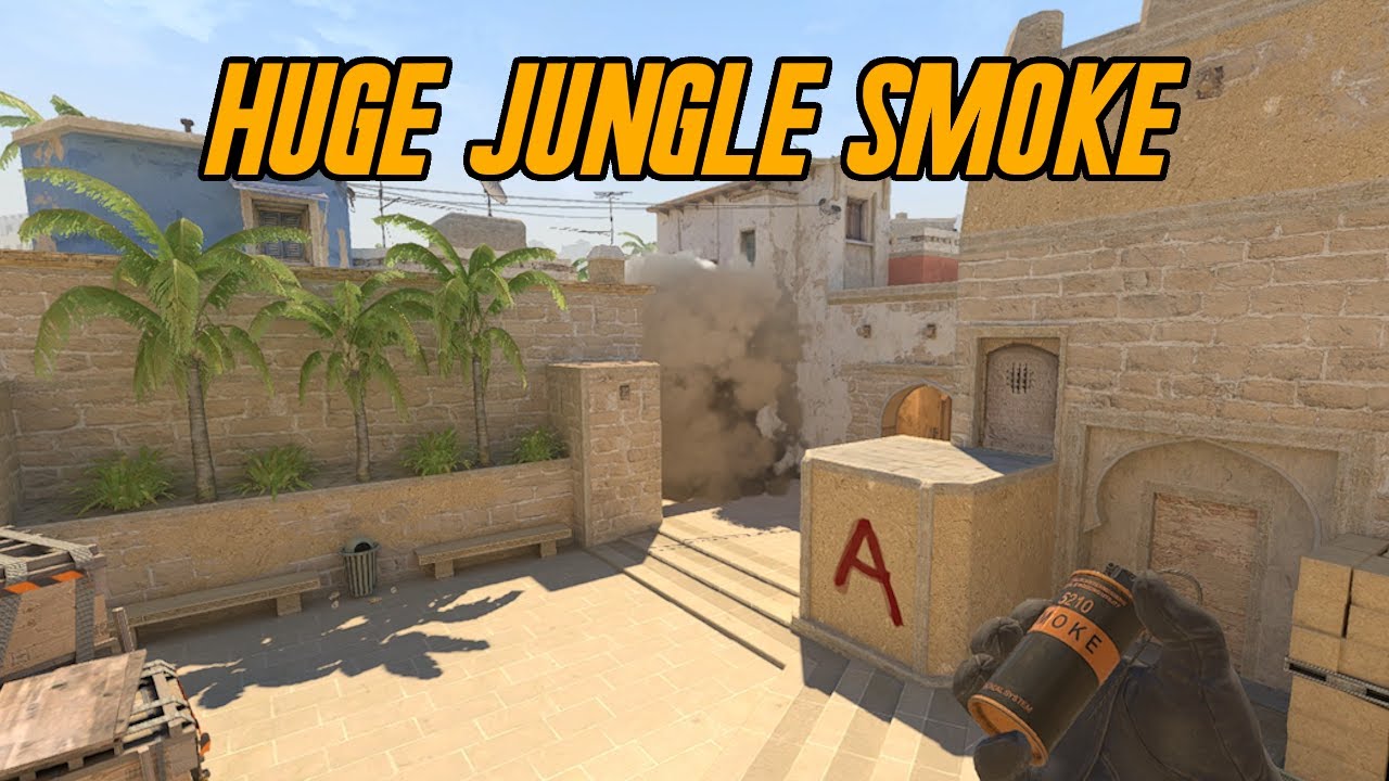 CS2 Mirage | HUGE Jungle Smoke - YouTube