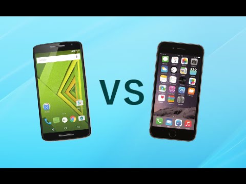 Moto X Play (2015) vs Apple Iphone 6 Plus - Quick Look - YouTube
