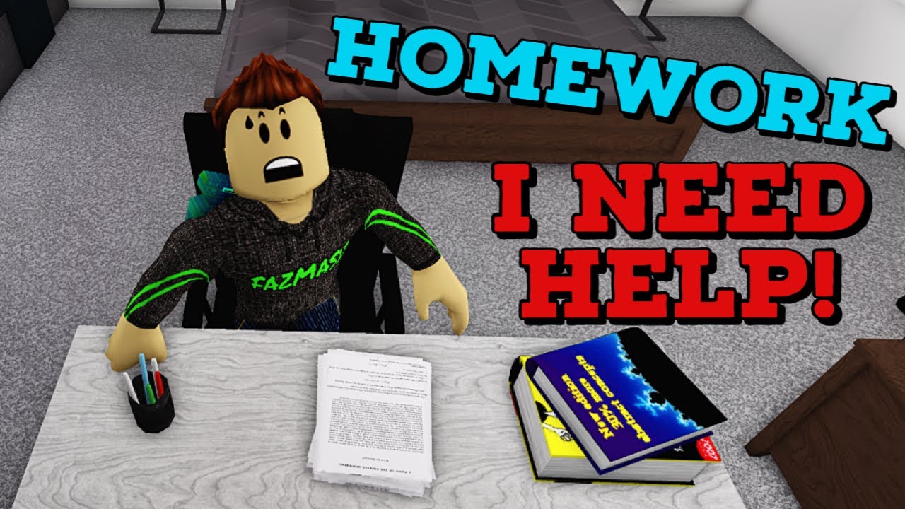 Asking you parents for help with your homework | Roblox FaZmash Shorts ...