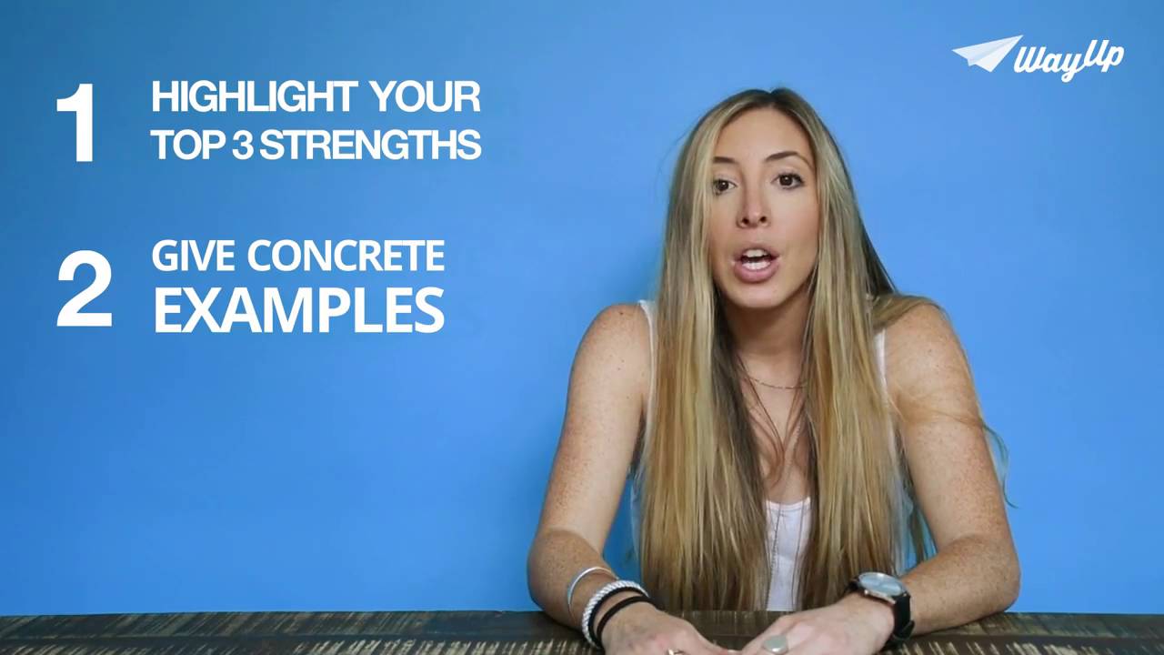 How to Answer: "What Are Your Strengths?" - Job Interview Example - YouTube