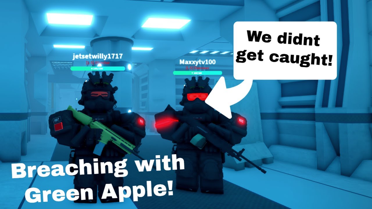 Breaching SCP'S As RRT With Green Apple! (Site Roleplay) (Roblox) - YouTube
