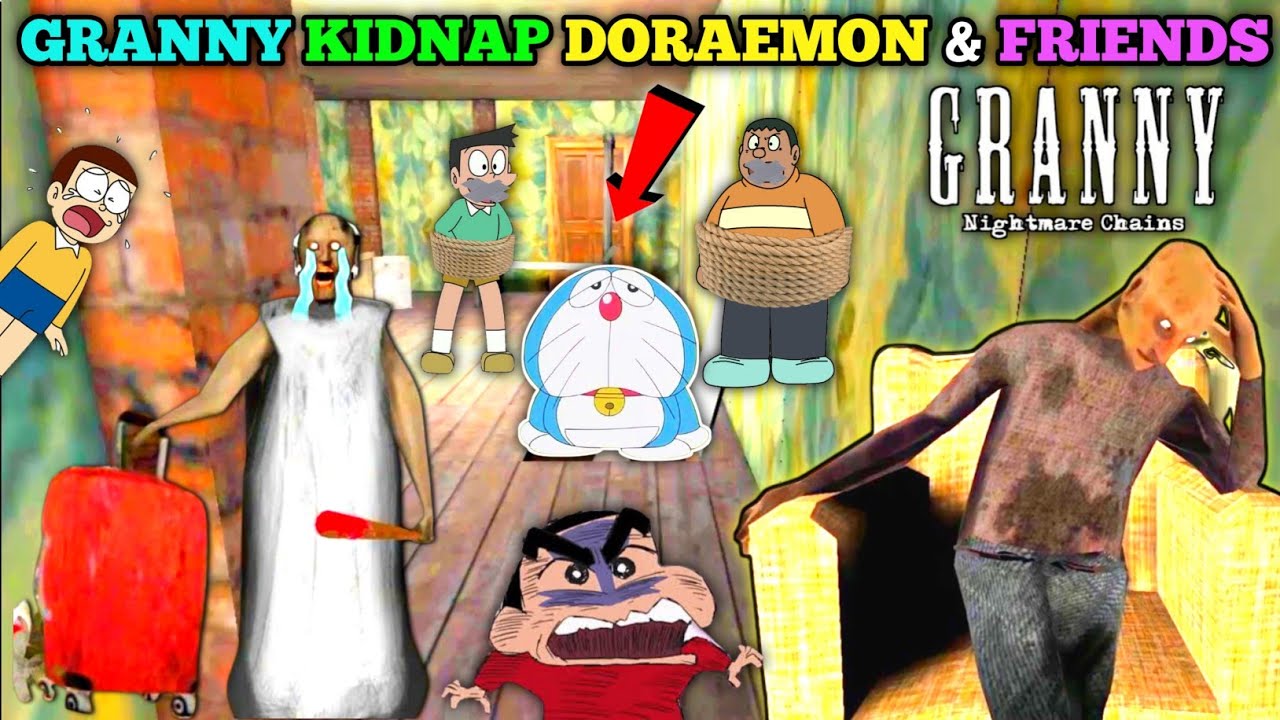 GRANNY KIDNAP DORAEMON NOBITA GIAN AND FRIENDS | Granny Nightmare ...