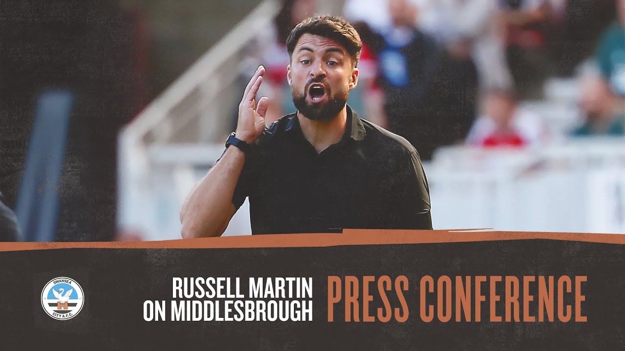 Russell Martin on Middlesbrough | Press Conference - YouTube