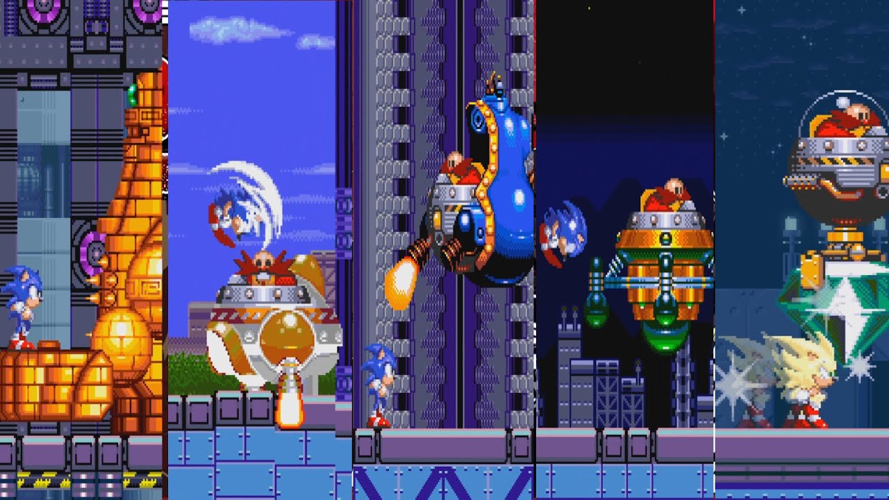 Sonic: Sonic 3 boss attack - YouTube