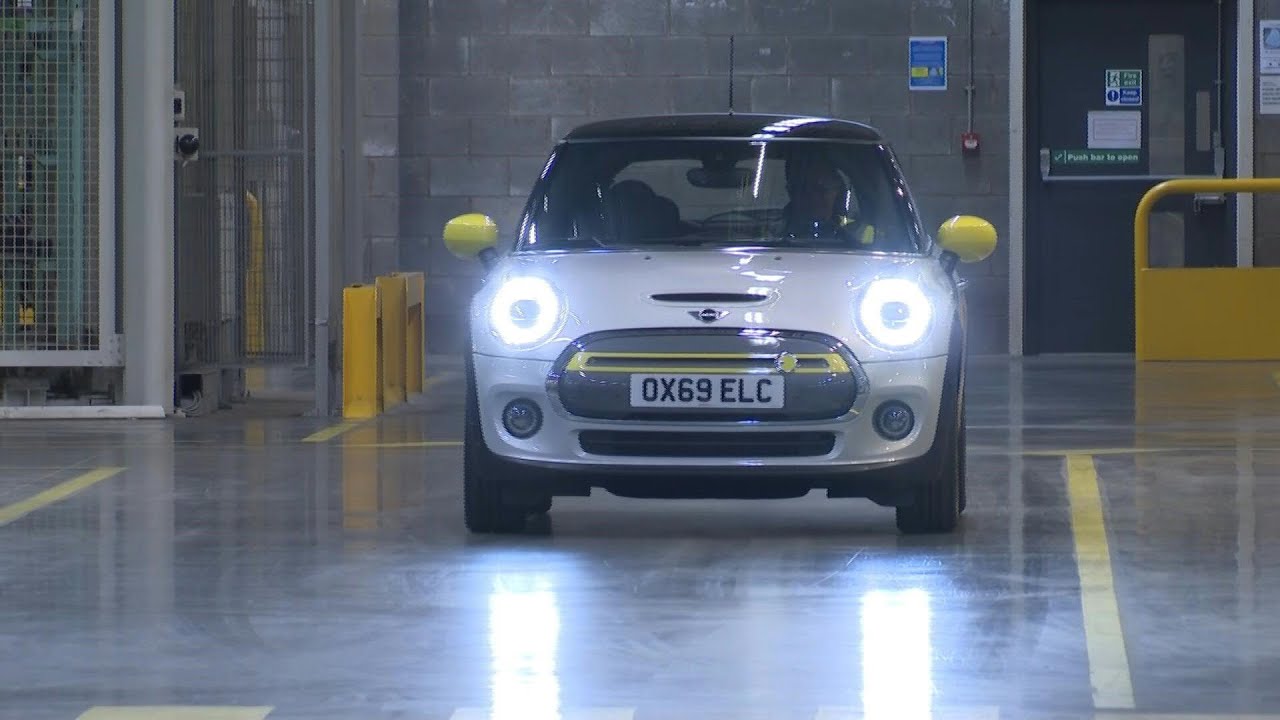 Mini launches its first fully-electric car | AFP - YouTube