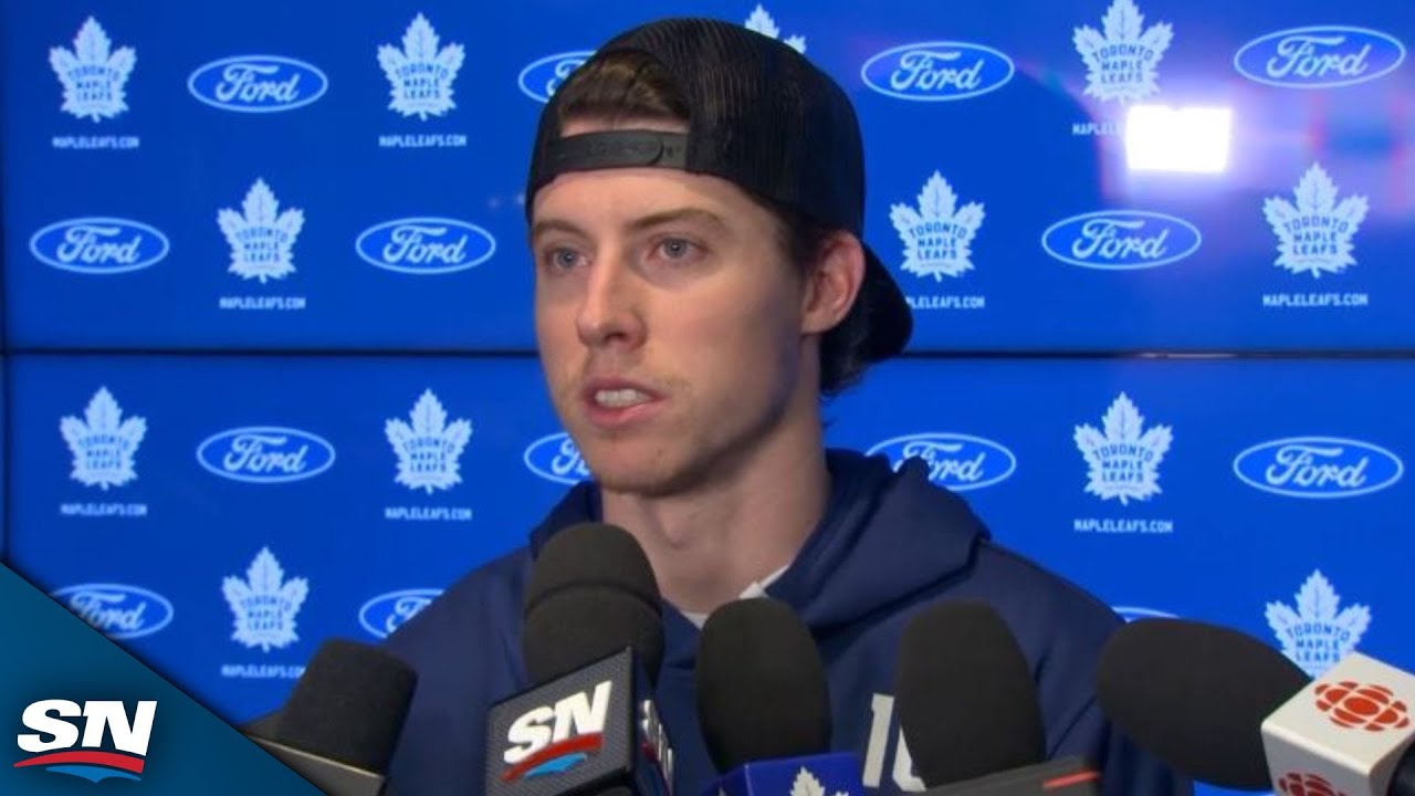 Watch FULL Mitch Marner Year-End Media Availability After Losing Round ...