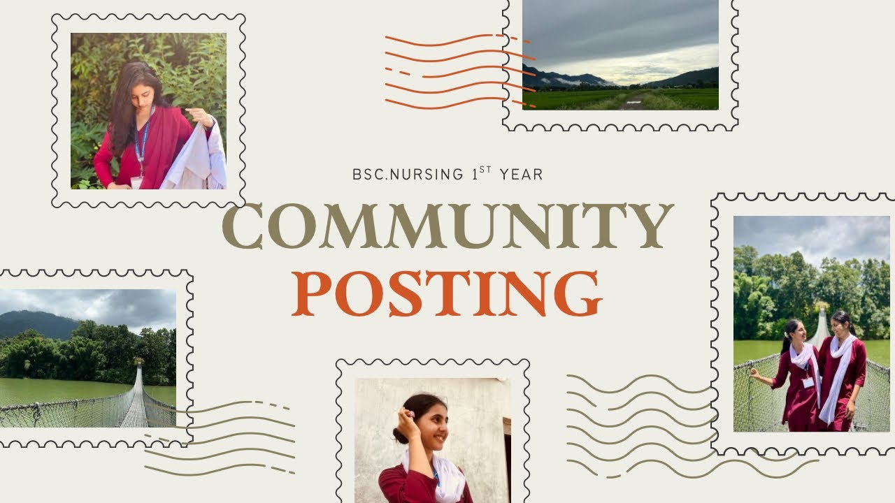 Vlog of community posting || Bsc.nursing RAHS || fun on community || # ...