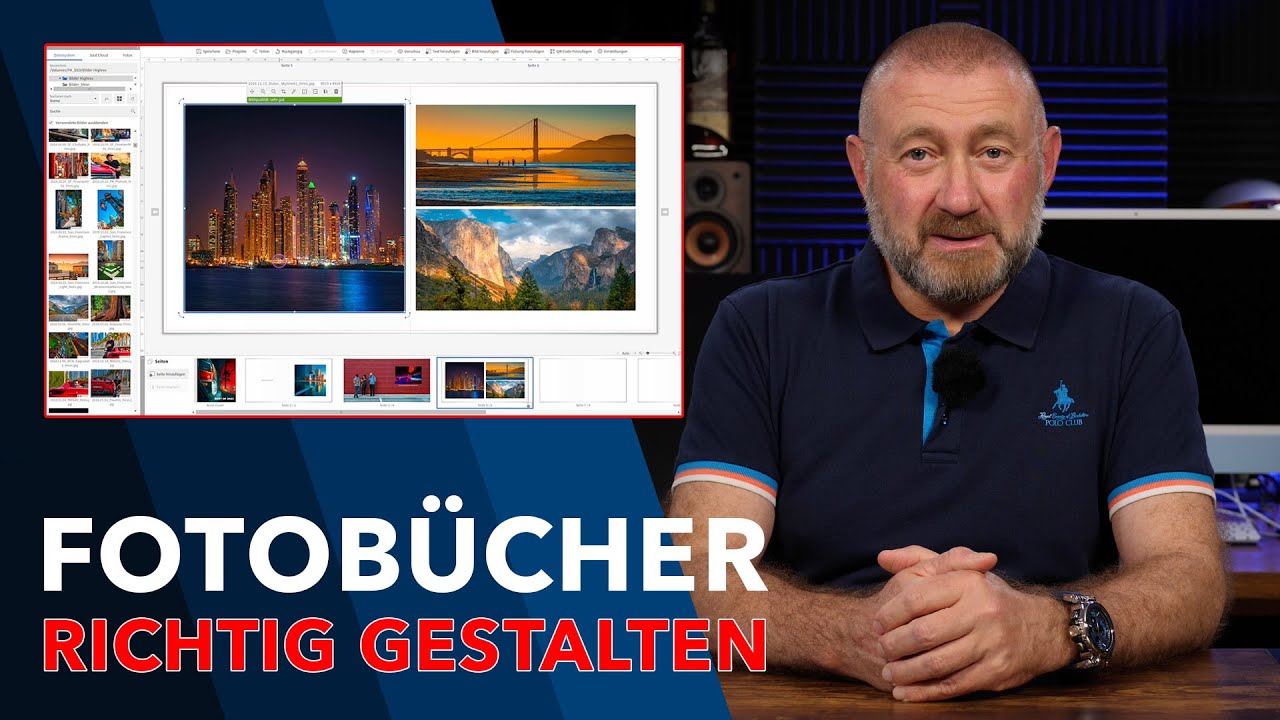 Fotobücher richtig gestalten - online - YouTube
