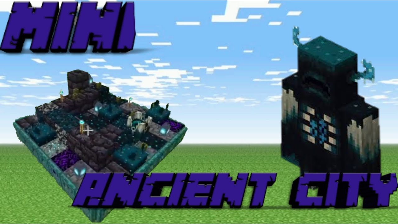 Mini bioma de Ancient city do Warden no Minecraft - YouTube