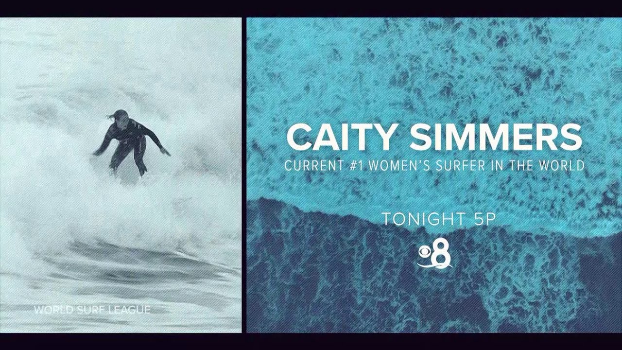 Caity Simmers: Current #1 Women's Surfer in the World | CBS 8 - YouTube