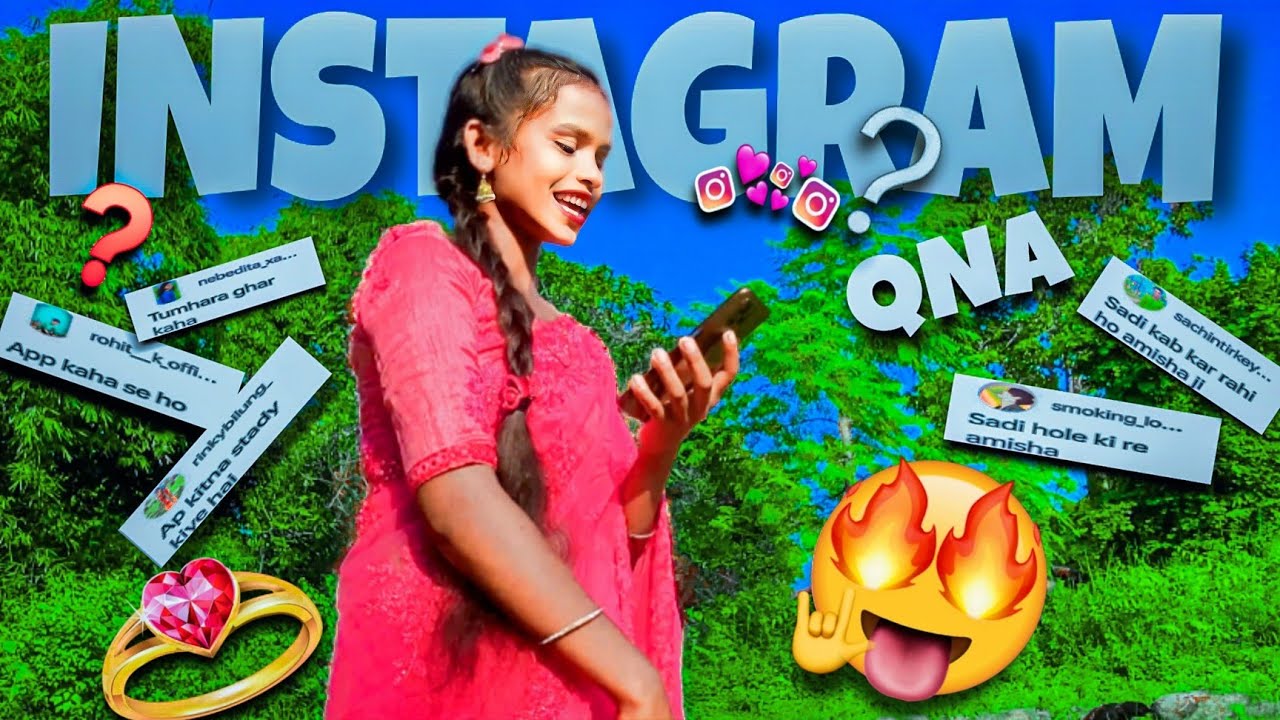 MY FIRST INSTAGRAM QNA VIDEO || Full Question Answer Pic Kar Diye Hu 💌 ...