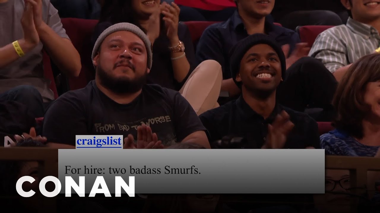 Conan Audience Craigslist For 05/09/16 | CONAN on TBS - YouTube