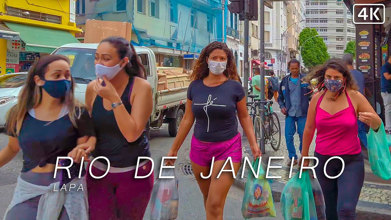 Walking in Rio de Janeiro Streets 🇧🇷 LAPA, Rua do Riachuelo | Brazil ...