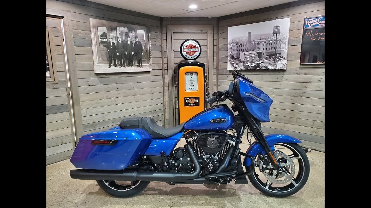 2024 Harley-Davidson Street Glide FLHX- Blue Burst. - YouTube
