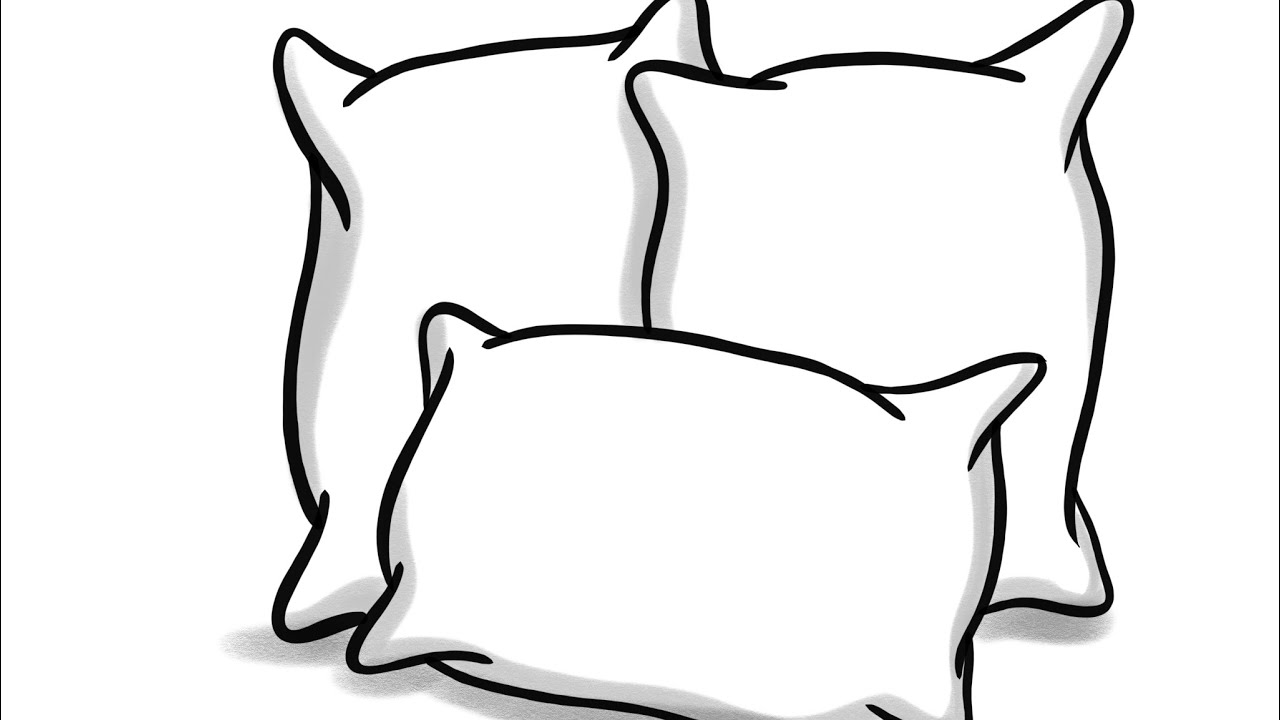 How to Draw PILLOW | Simple Drawing - YouTube