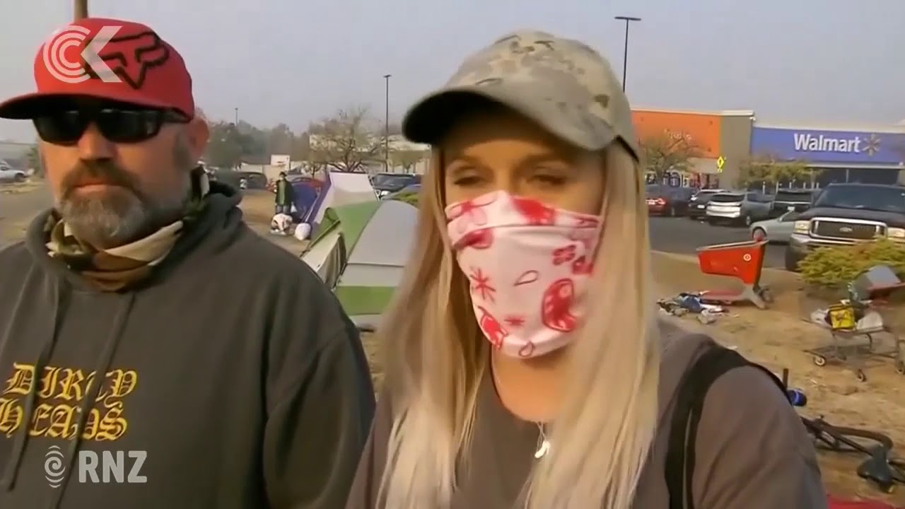 The California wildfire refugees with nowhere to go - YouTube