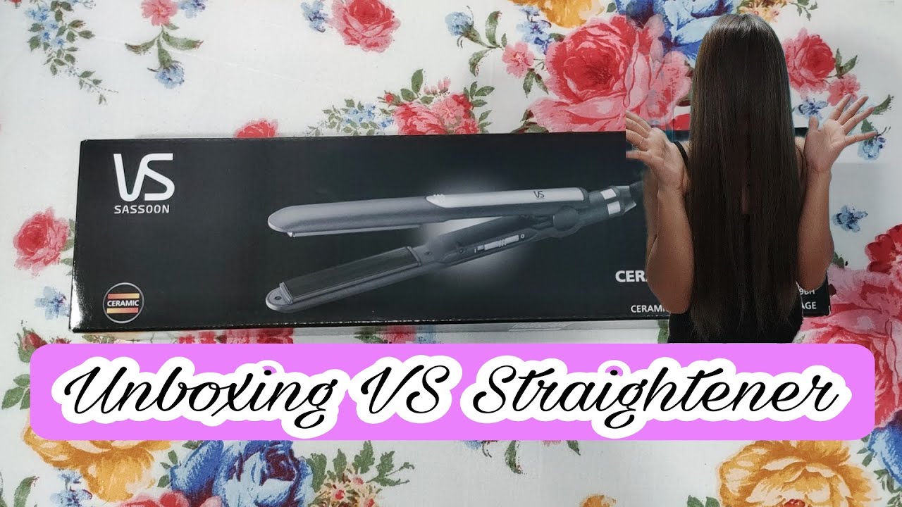 VS SASSOON CERAMIC STRAIGHTENER - YouTube