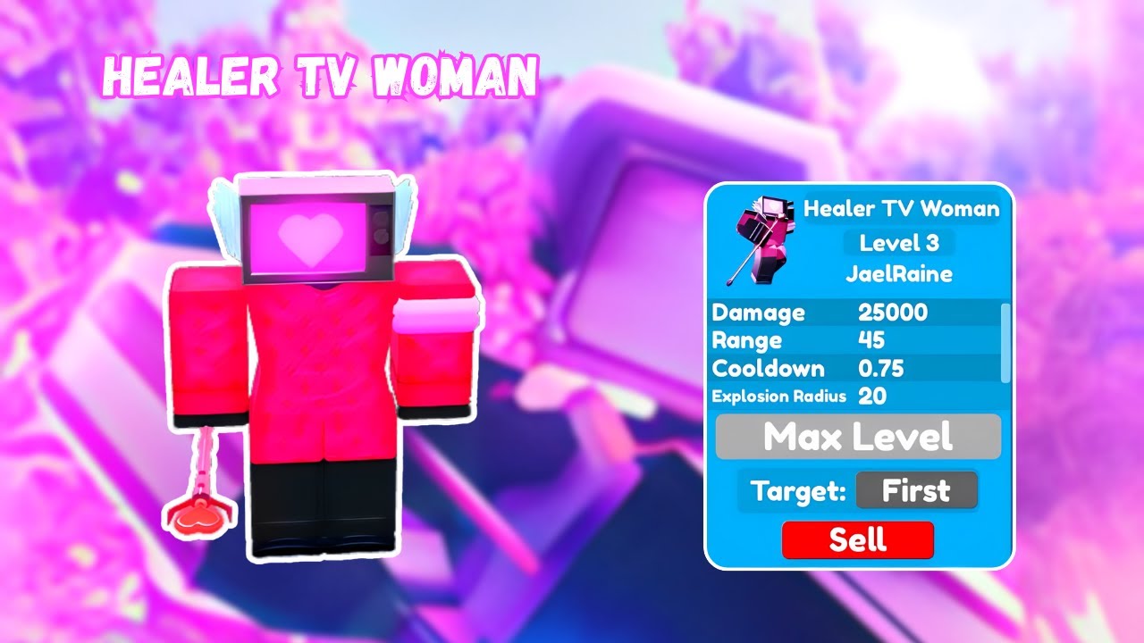 HEALER TV WOMAN IS INSANELY OP! (Toilet Tower Defense) - YouTube