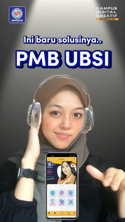 Cukup unduh aplikasi mobile PMB UBSI di google play store atau website pendaftaran.bsi.ac.id ...