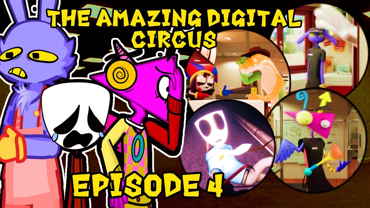 TADC The Amazing Digital Circus reacts to Episode 4 : Minimum Wage 🍔 🍟 ...