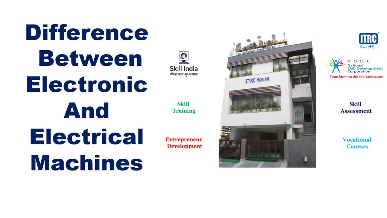 What is Machine | Difference between Electrical and Electronic Machines ...