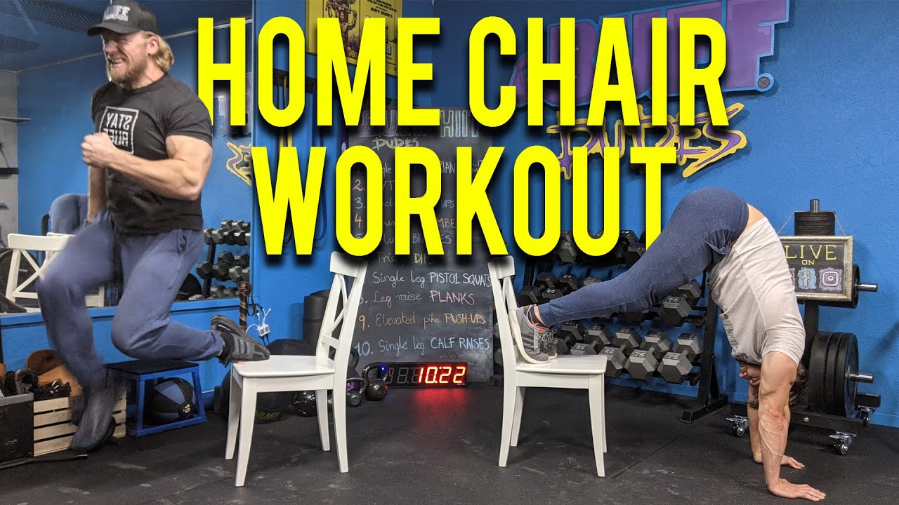 20 minute chair full body home workout - Buff Dudes