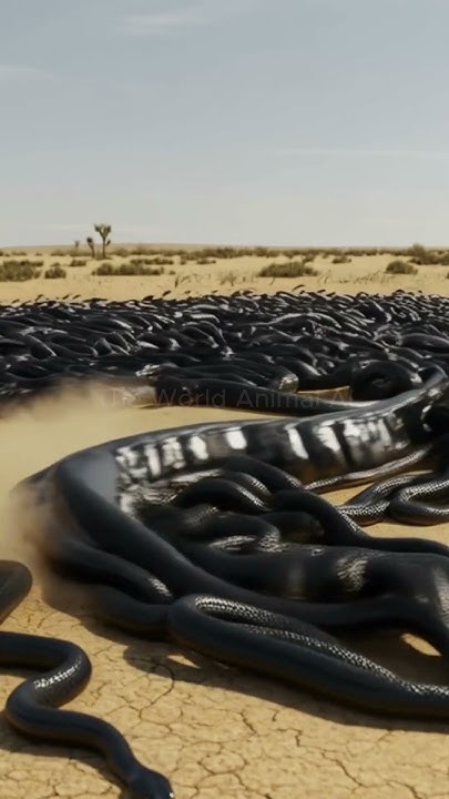 Swarm of Snakes Moving in Perfect Synchronization – Unreal Desert Phenomenon! # ...
