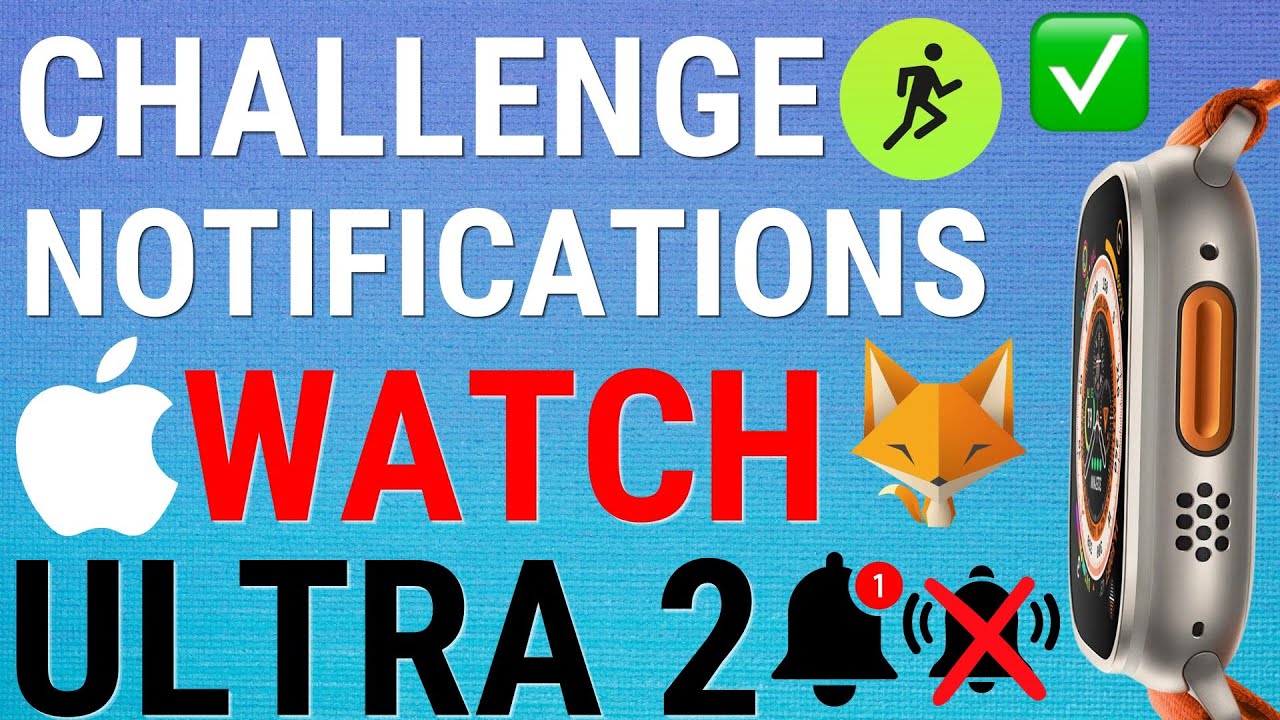 Apple Watch Ultra 2: Enable & Disable Special Challenge Notifications - YouTube